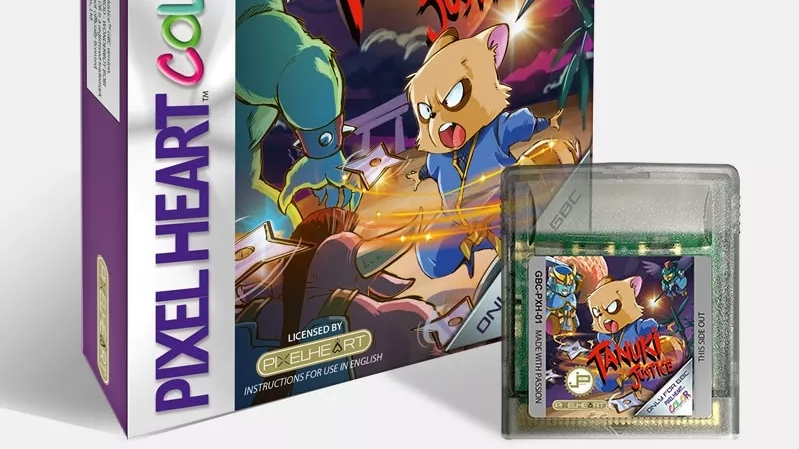 Tanuki Justice GBC up for pre-order from PixelHeart – Retro Faith